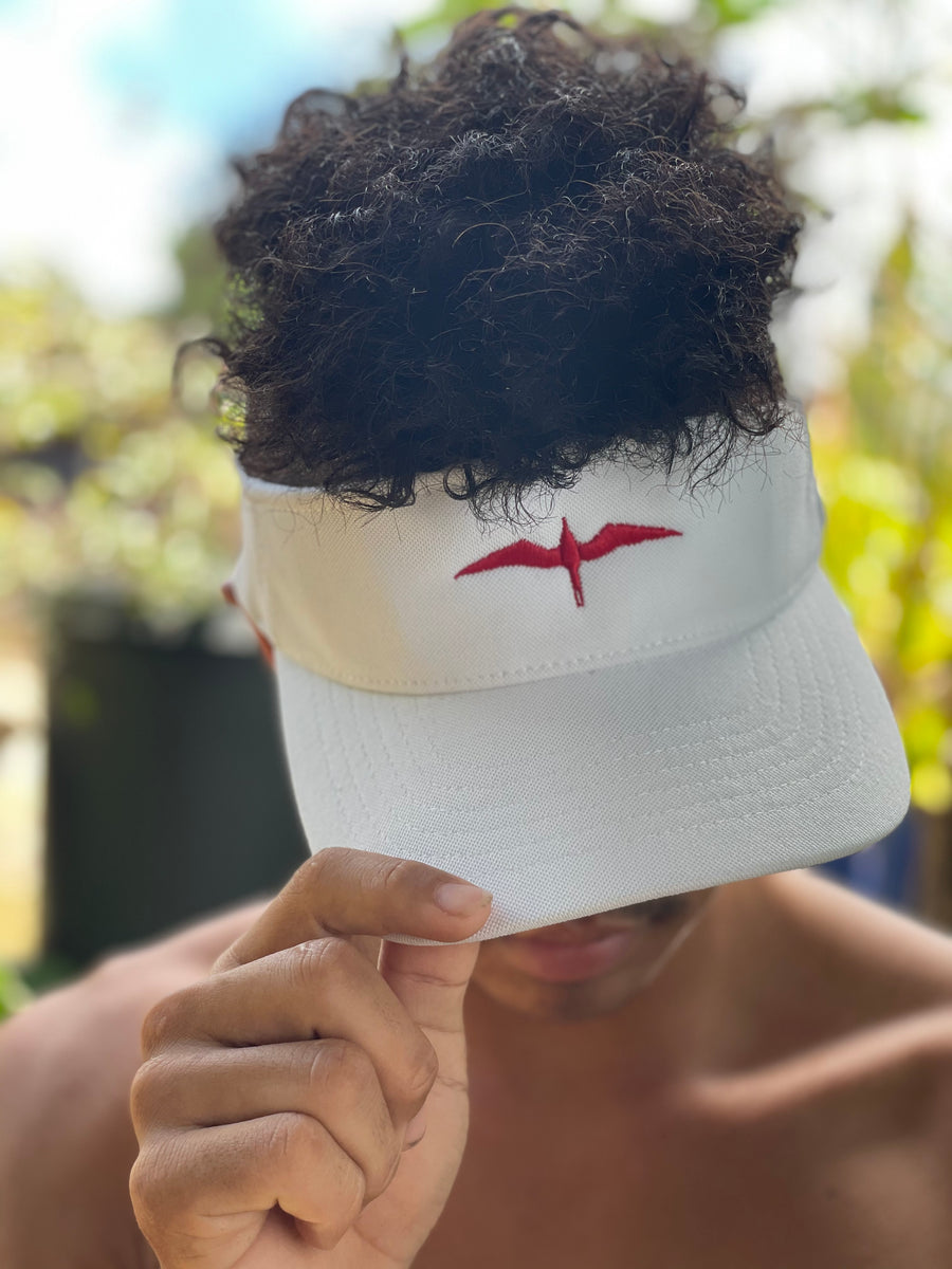 'IWA Visor (Red Embroidery) – 'IWA Surf Co. x H ICON808