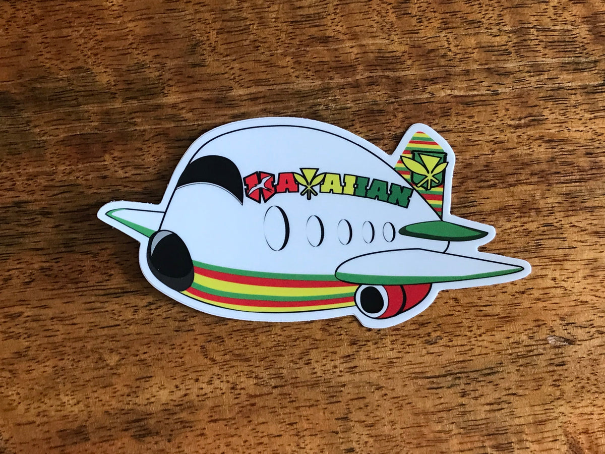 Kanaka Air 4" Sticker – 'IWA Surf Co. x H ICON808